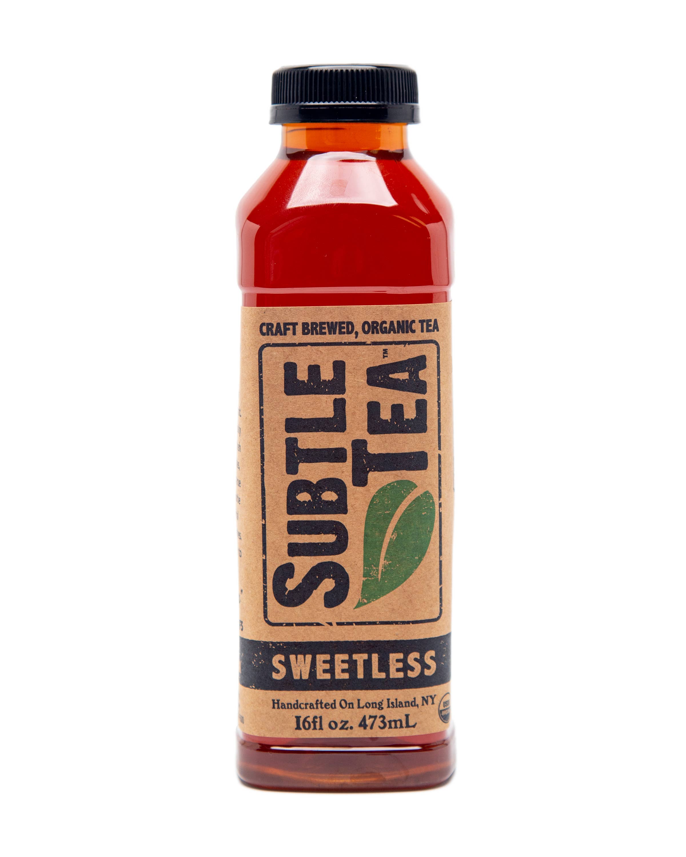 Subtle Tea Sweetless Black - 16 oz. - Case (12 Bottles) – Sugar & Thread