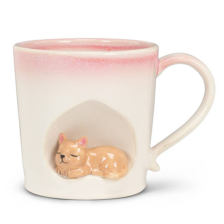 Ombre Taper Mug with Cat-4"H(14oz) – Sugar & Thread